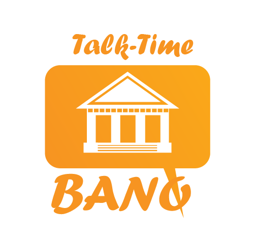 Talk-time bank logo by Madhu Tiwari at Coroflot.com