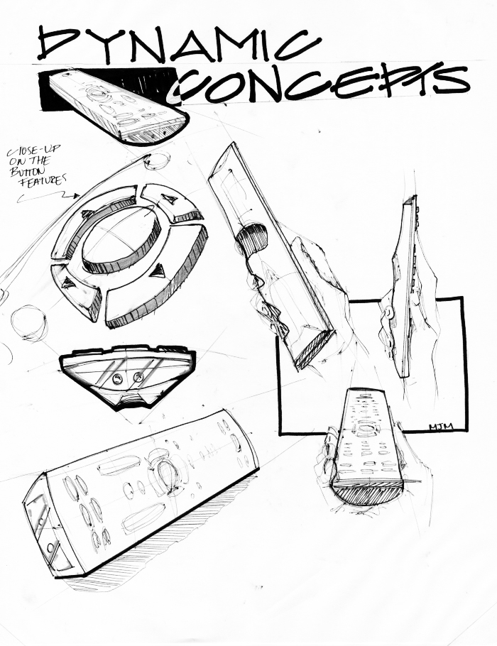 Exploded View - Remote by Michael J Maltese at Coroflot.com