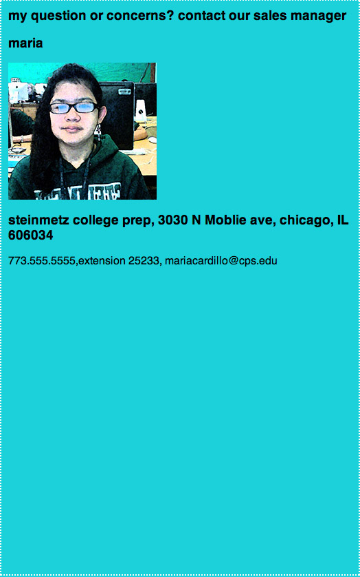 An upload by maria cardillo on Coroflot: to the project Contacts Html