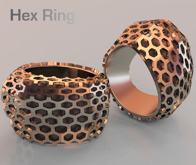 Hex Ring by Stephen Holman at Coroflot.com