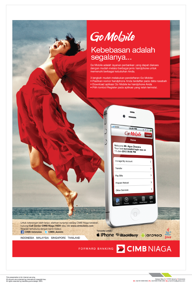 CIMB Niaga Go Mobile by Handhika Putra at Coroflot.com