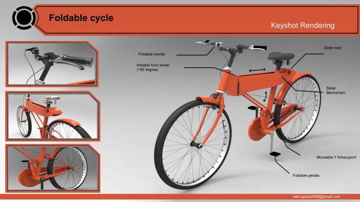 foldable cycle by Ashish Thulkar at Coroflot.com