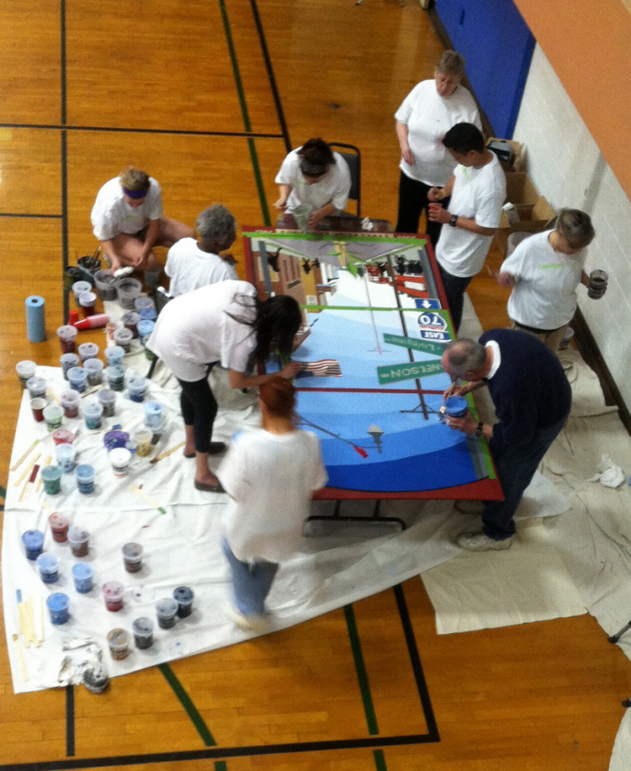 Harmony Project Community Mural by Jeremy Jarvis - Jarvis Art Studio ...