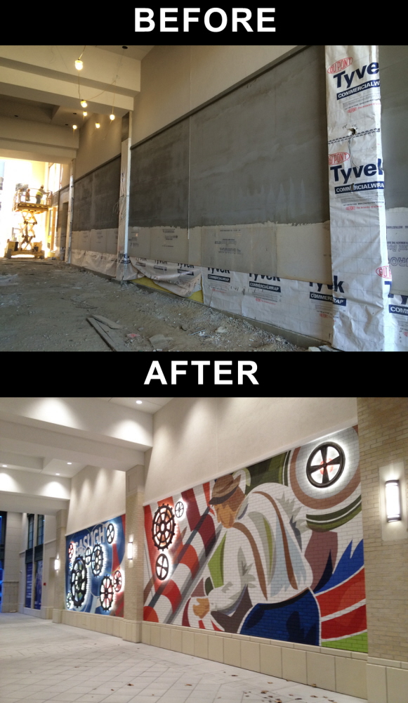 Easton Town Center Gateway Murals by Jeremy Jarvis - Jarvis Art Studio ...