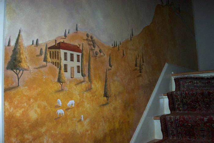Staircase Mural by Jeremy Jarvis - Jarvis Art Studio Inc. at Coroflot.com
