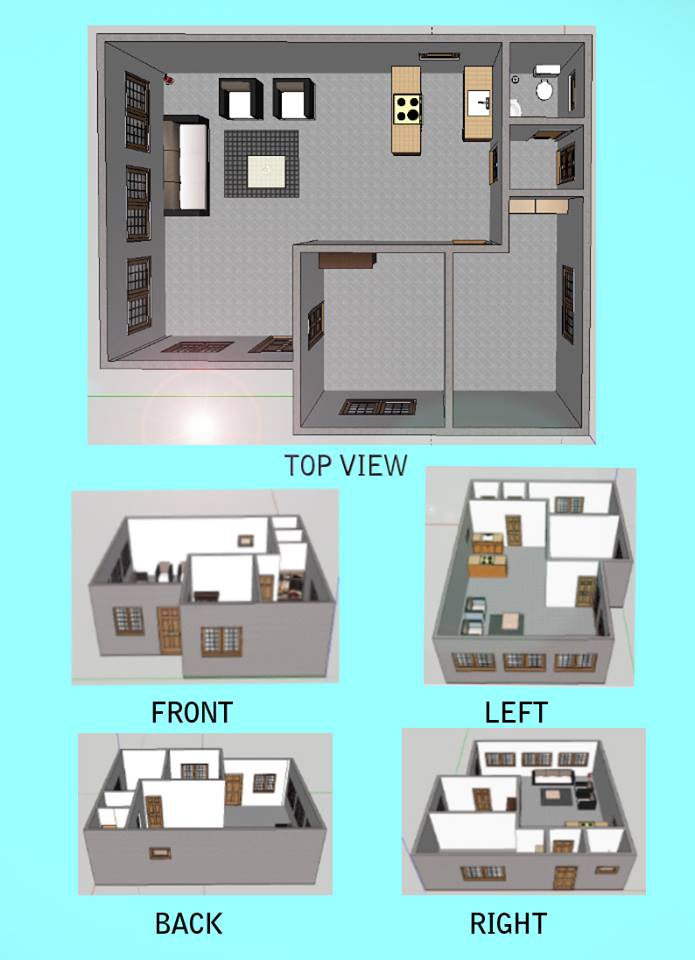 SAMPLE 3D AND FLOOR PLAN by EDGARDO ESSER at Coroflot.com