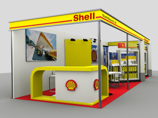 Exhibition Design - Shell Trade by HafidzMoro Moro at Coroflot.com