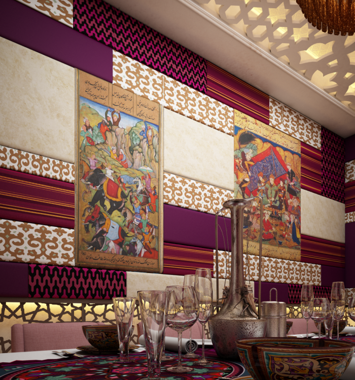 SMALL BANQUET ROOM | MODERN MIDDLE EASTERN STYLE RESTAURANT DESIGN by ...