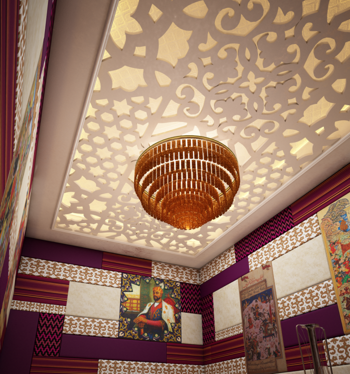 SMALL BANQUET ROOM | MODERN MIDDLE EASTERN STYLE RESTAURANT DESIGN by ...