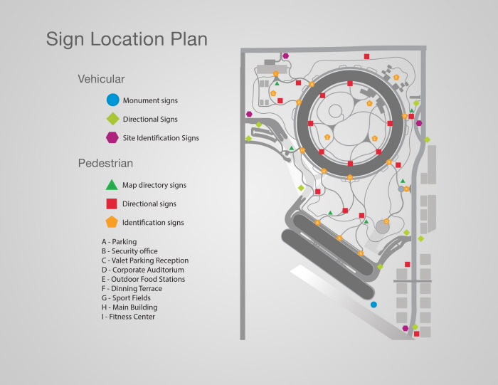 Apple Campus Wayfinding Design by Brenda Zaragoza Paniagua at Coroflot.com