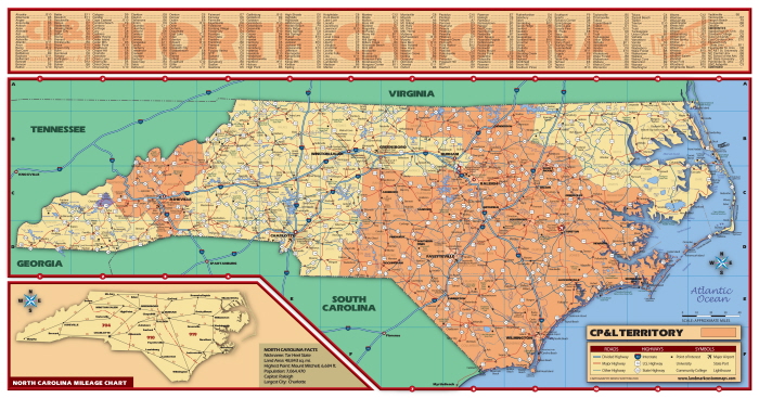 11 x 17 (CP&L) Laminated State Maps by John Vannucchi at Coroflot.com