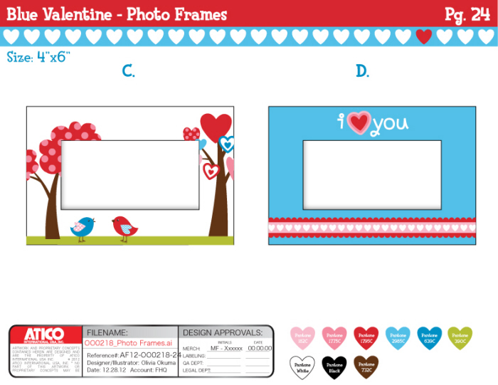 Style Guide - Blue Valentine Program by Olivia Okuma at Coroflot.com