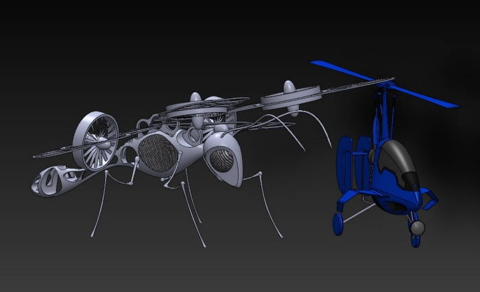 Robot Dragonfly by Joseph Rajakaruna at Coroflot.com