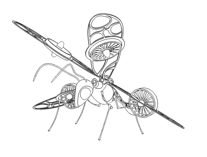 Robot Dragonfly by Joseph Rajakaruna at Coroflot.com