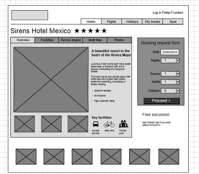 Wireframing by Ekta Srivastava at Coroflot.com