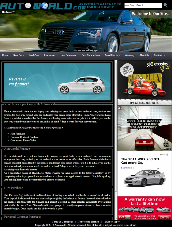 An upload by Umar Ali on Coroflot: to the project AutoWorld