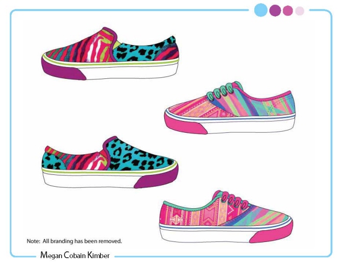 Small Shoe Design Sampling by Megan Cobain Kimber at Coroflot.com