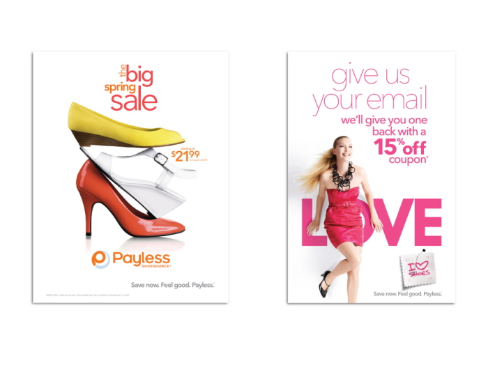 Payless ads & direct mail pieces by Mark Guillory at Coroflot.com