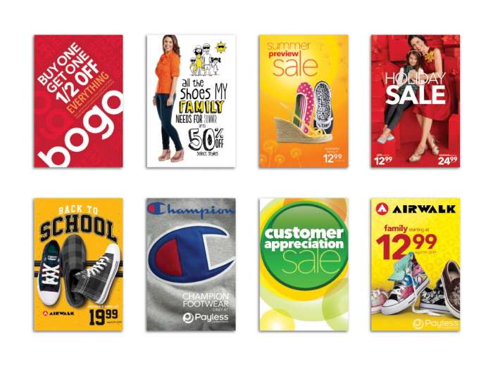 In-store promo posters by Mark Guillory at Coroflot.com