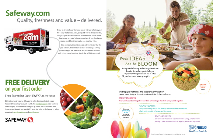 Nestlé Shine magazine for Safeway, 2010 by Mandy Fortuna at Coroflot.com