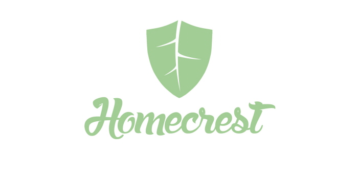 Homecrest logo by Nicola Lyon at Coroflot.com