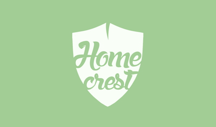 Homecrest logo by Nicola Lyon at Coroflot.com