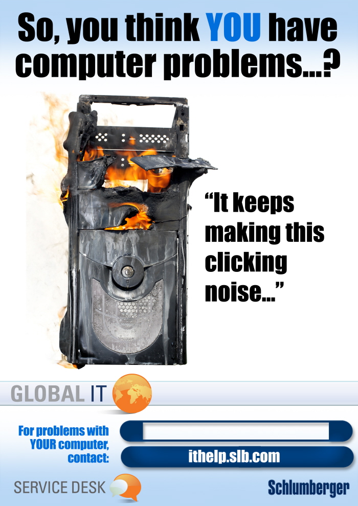 IT Help Desk Posters by Scott Head at Coroflot.com