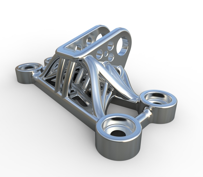 Jet Engine Bracket - GE - 3D Print - Metal by Andrew Coyne at Coroflot.com