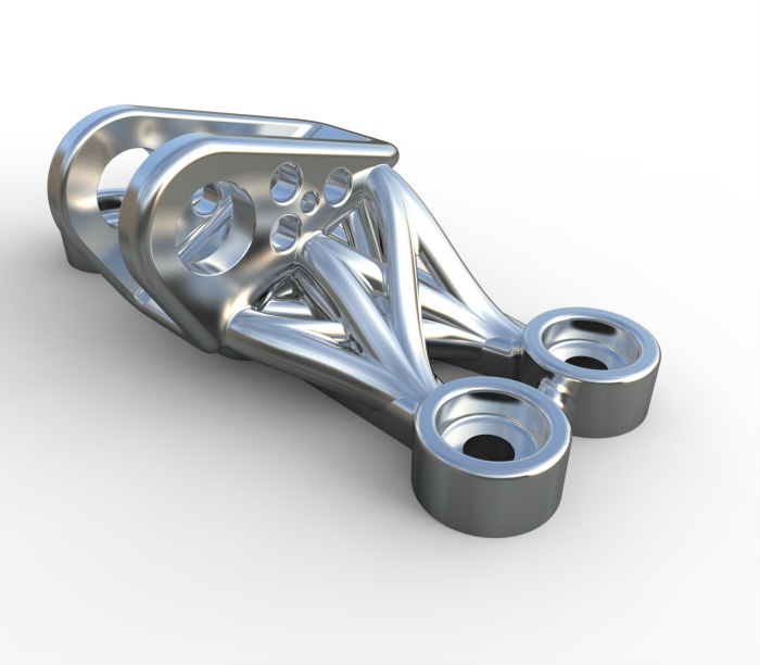 Jet Engine Bracket - GE - 3D Print - Metal by Andrew Coyne at Coroflot.com