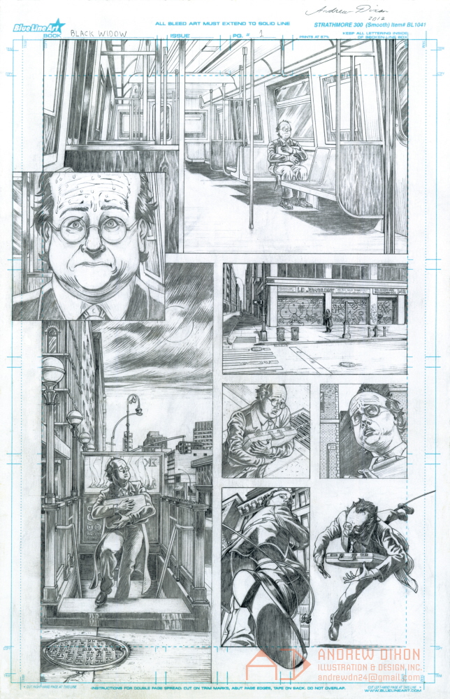 The Comic Book Pencils by ANDREW DIXON at Coroflot.com