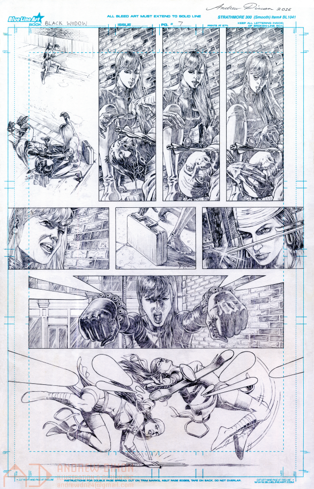 The Comic Book Pencils by ANDREW DIXON at Coroflot.com