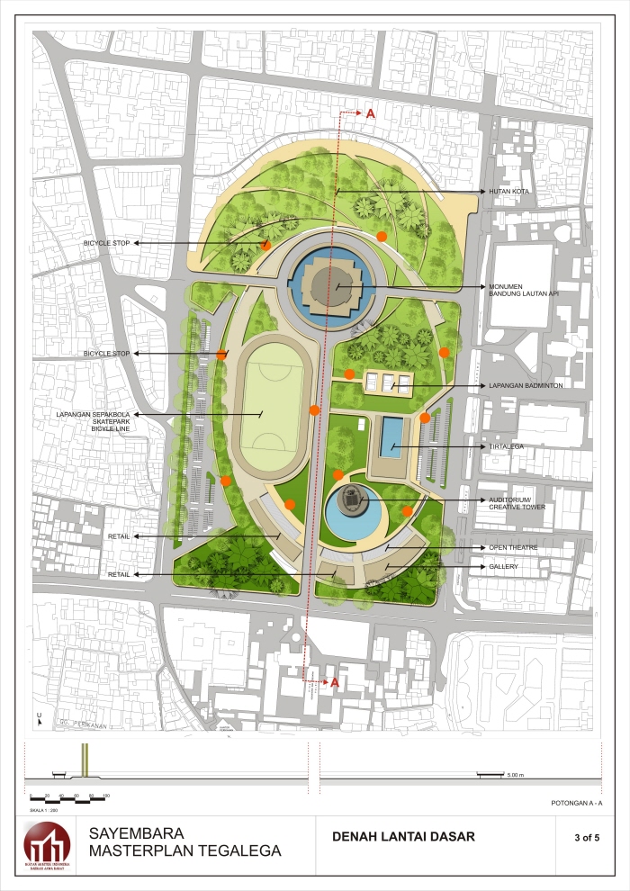 Tegalega Bandung Masterplan Design Competition by Ismail Hanaping at ...