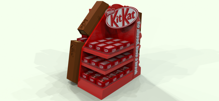 KitKat MDU (Merchandise Display Unit) by Ezra Arce at Coroflot.com