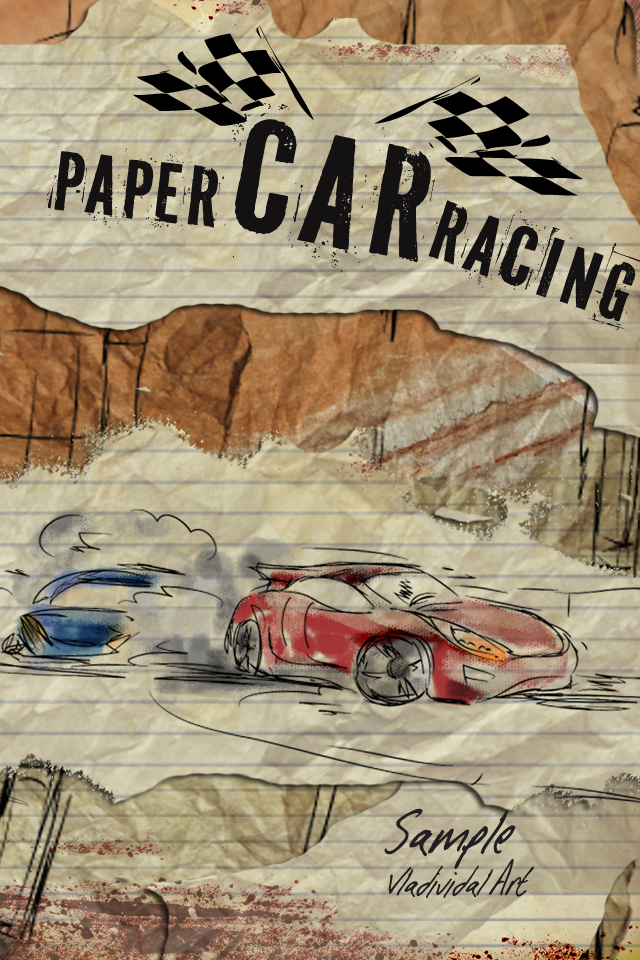 Old paper car game by Vladislava Vidal at Coroflot.com