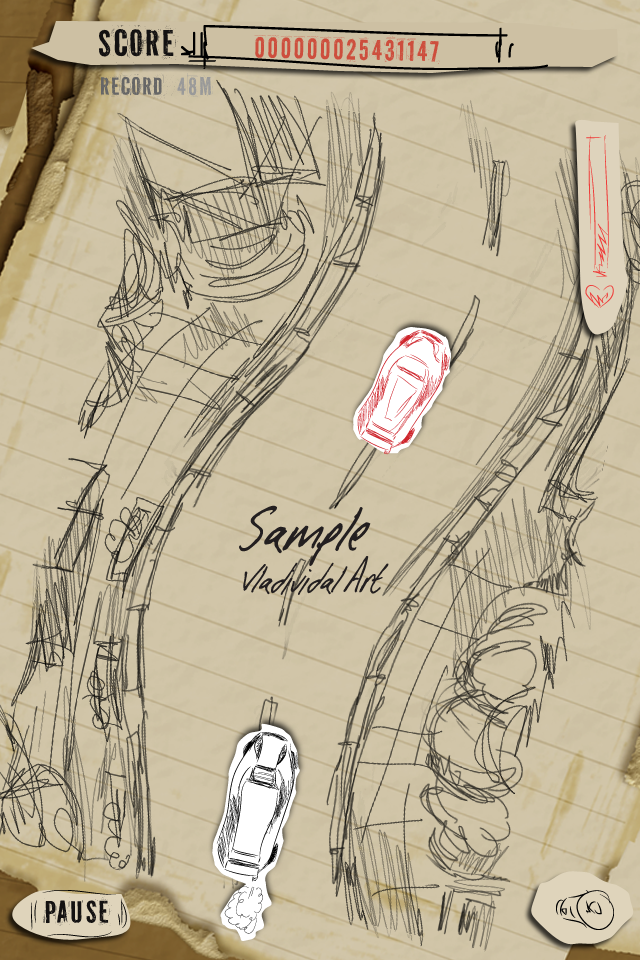 Old paper car game by Vladislava Vidal at Coroflot.com