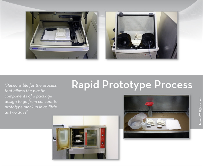 Rapid Prototyping Process by Jeremy Wolf at Coroflot.com