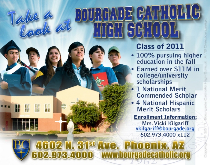 Bourgade Catholic High School Posters & Ads by Todd Broeker at Coroflot.com