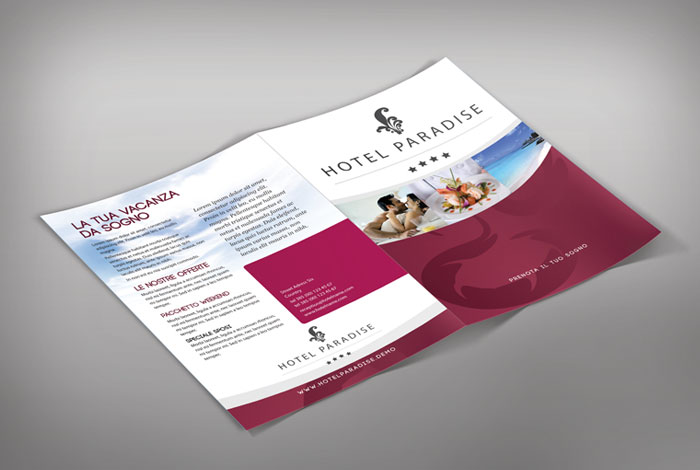 Hotel - Brochure cover by Francesco D'Alessandro at Coroflot.com