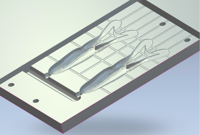 Modelling Artcam and Router cnc engraving mold aluminum by Rodrigo ...