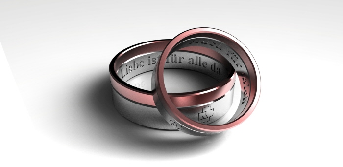 Rammstein Design Contest - Wedding Rings by Eduardo Cordero at Coroflot.com