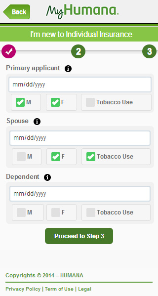 MyHumana App Design by Luke A at Coroflot.com