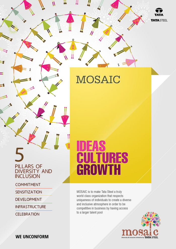 Tata Steel MOSAIC initiative posters by Sajjad Alam at Coroflot.com