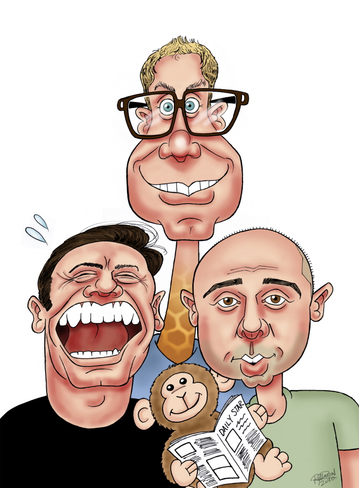 Caricatures by Robert Rollason at Coroflot.com