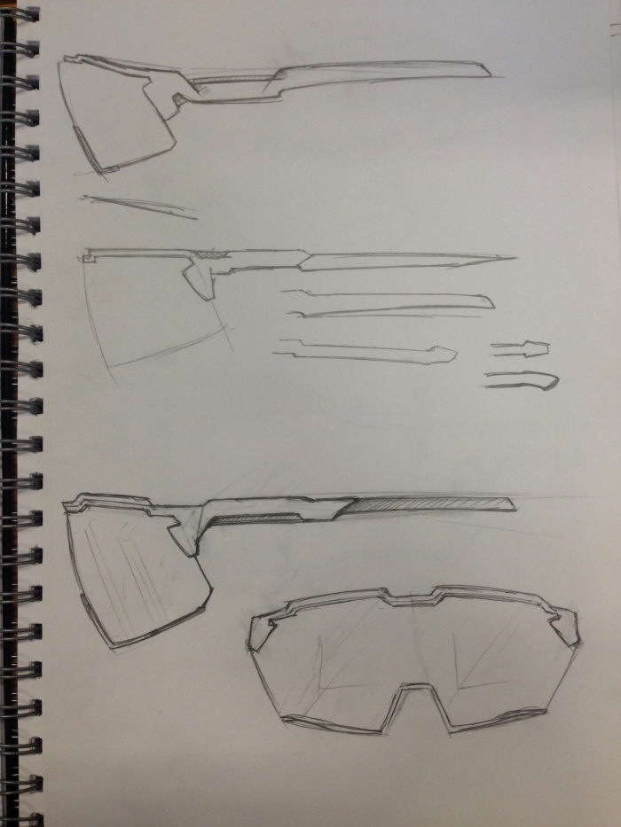 Wearable technology project sketches by Ben Barlow at Coroflot.com
