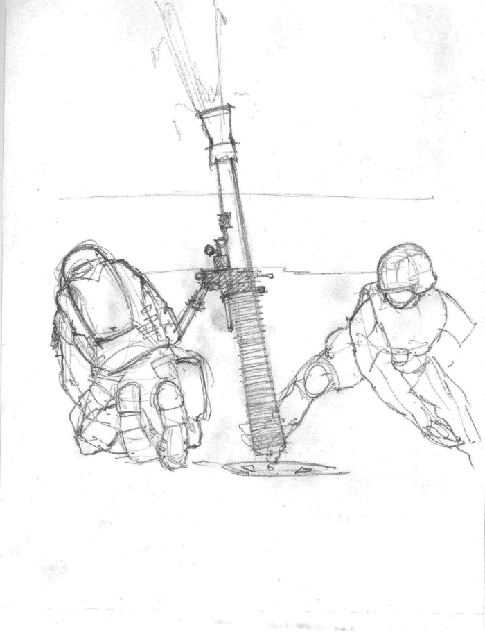 Combat Sketch Art by Daniel Garas at Coroflot.com
