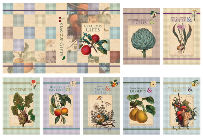 Fundraising Cookbook Covers & Divider Sets by tamara comer at Coroflot.com