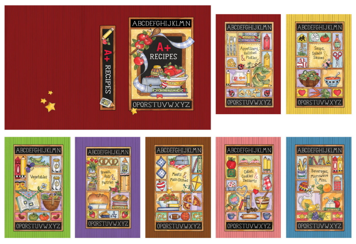 Fundraising Cookbook Covers & Divider Sets by tamara comer at Coroflot.com