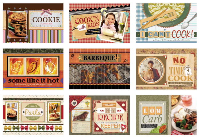 Fundraising Cookbook Covers & Divider Sets by tamara comer at Coroflot.com