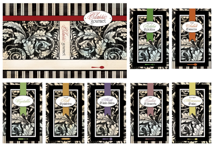Fundraising Cookbook Covers & Divider Sets by tamara comer at Coroflot.com
