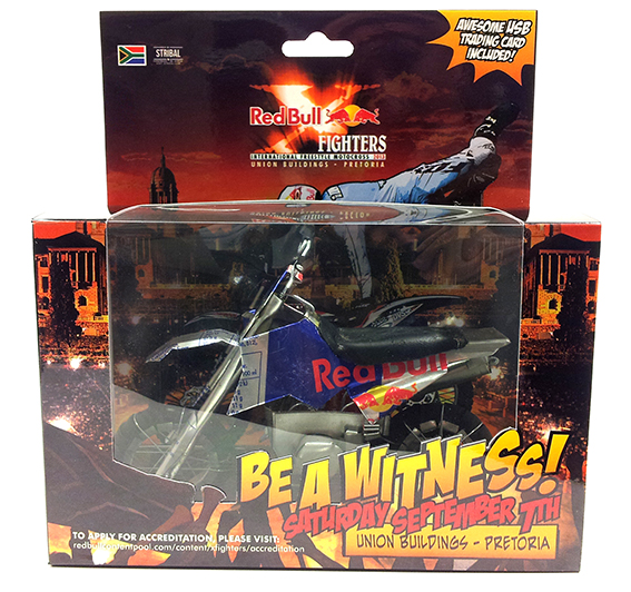 Red Bull promotional gift box by Ricko Kellerman at Coroflot.com